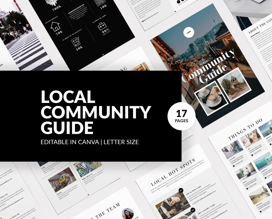 Real Estate Local Community Guide Template | City Guide | Community ...