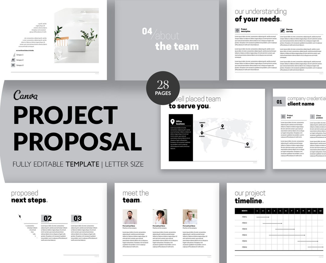 Grey Client Project Proposal Template Clean | New Client Pitch Document ...
