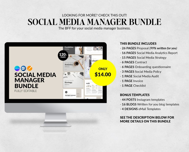 Blue Social Media Analytics Report Template Canva Monthly Report SMM ...