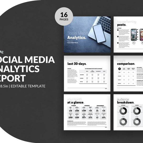 Social Media Analytics Dashboard - Etsy