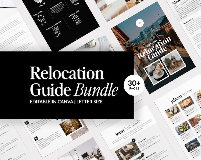 Relocation Guide Canva Editable Template - Etsy