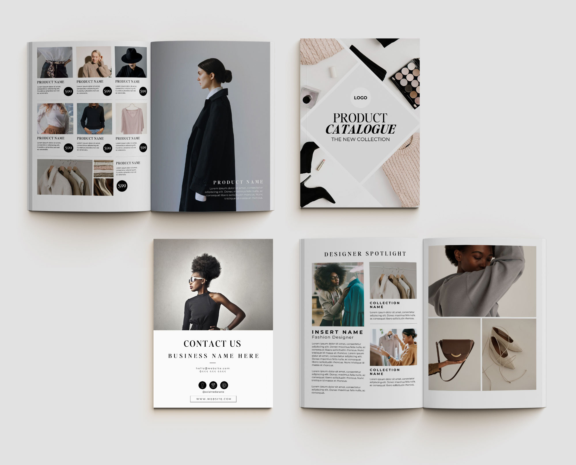 Fashion Magazine Lookbook Pricing Catalogue Product Catalog Template ...