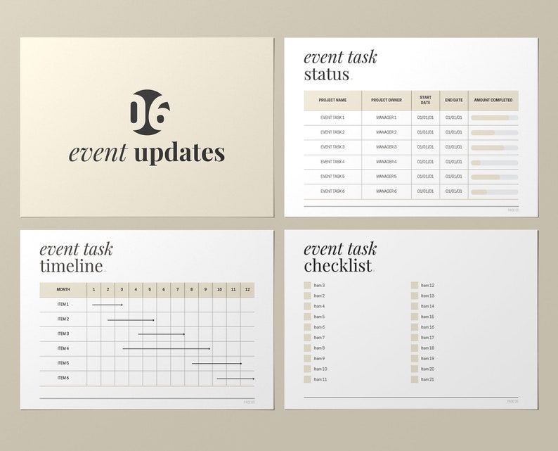 Event Planner Proposal Template Clean New Client Pitch Document Canva ...
