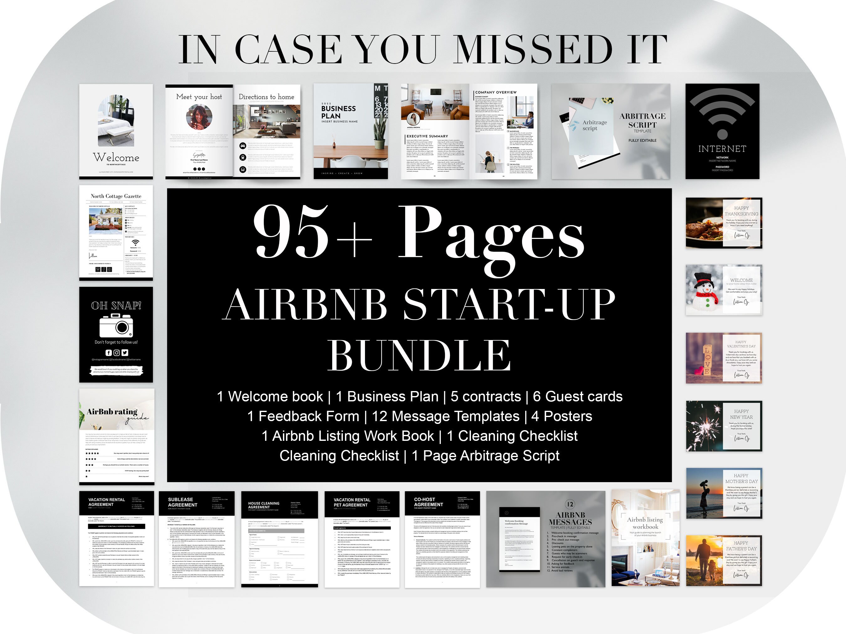 12 Airbnb Messages Template Email Template VRBO Rental - Etsy