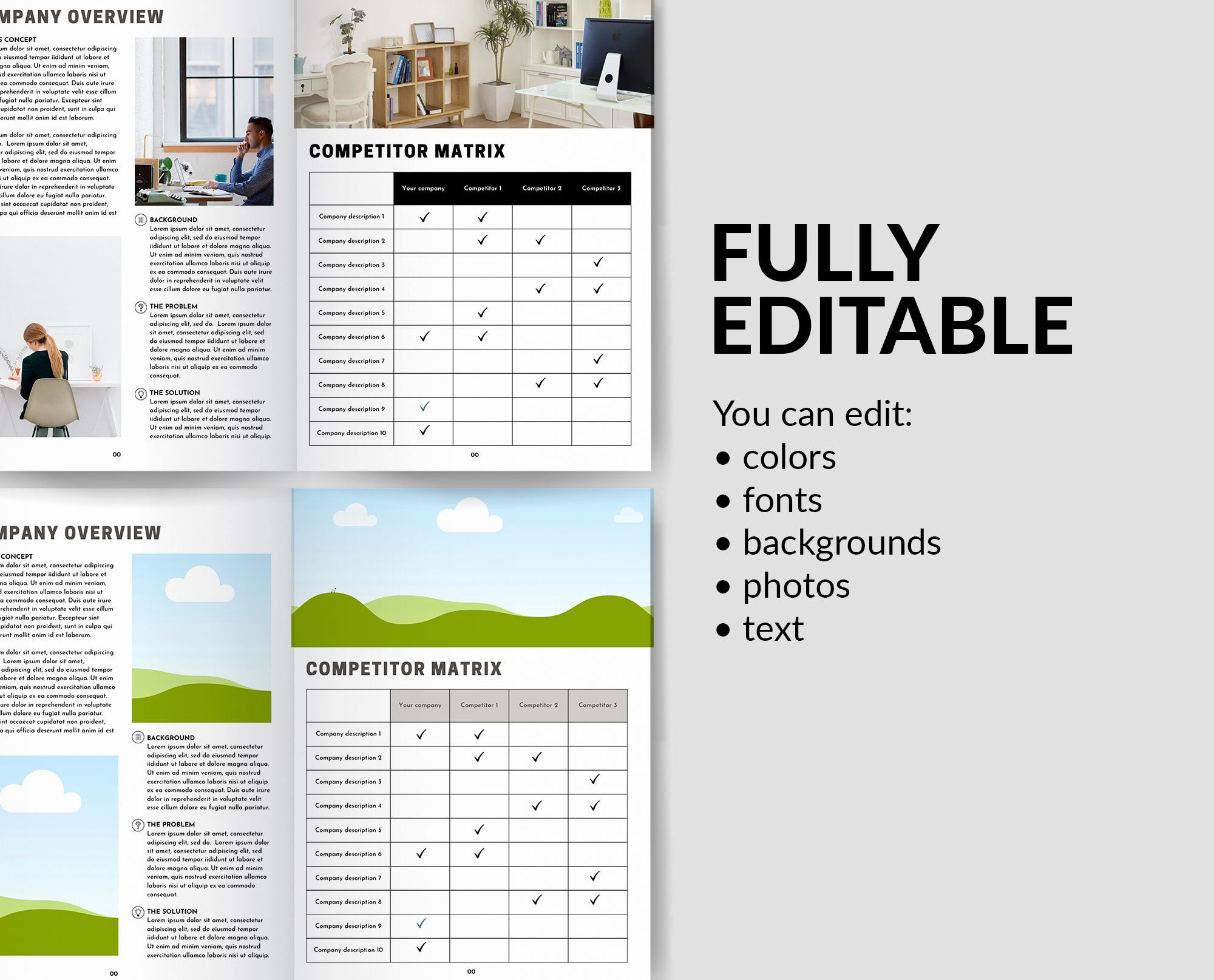 Business and Marketing Plan Bundle Business Plan Template - Etsy