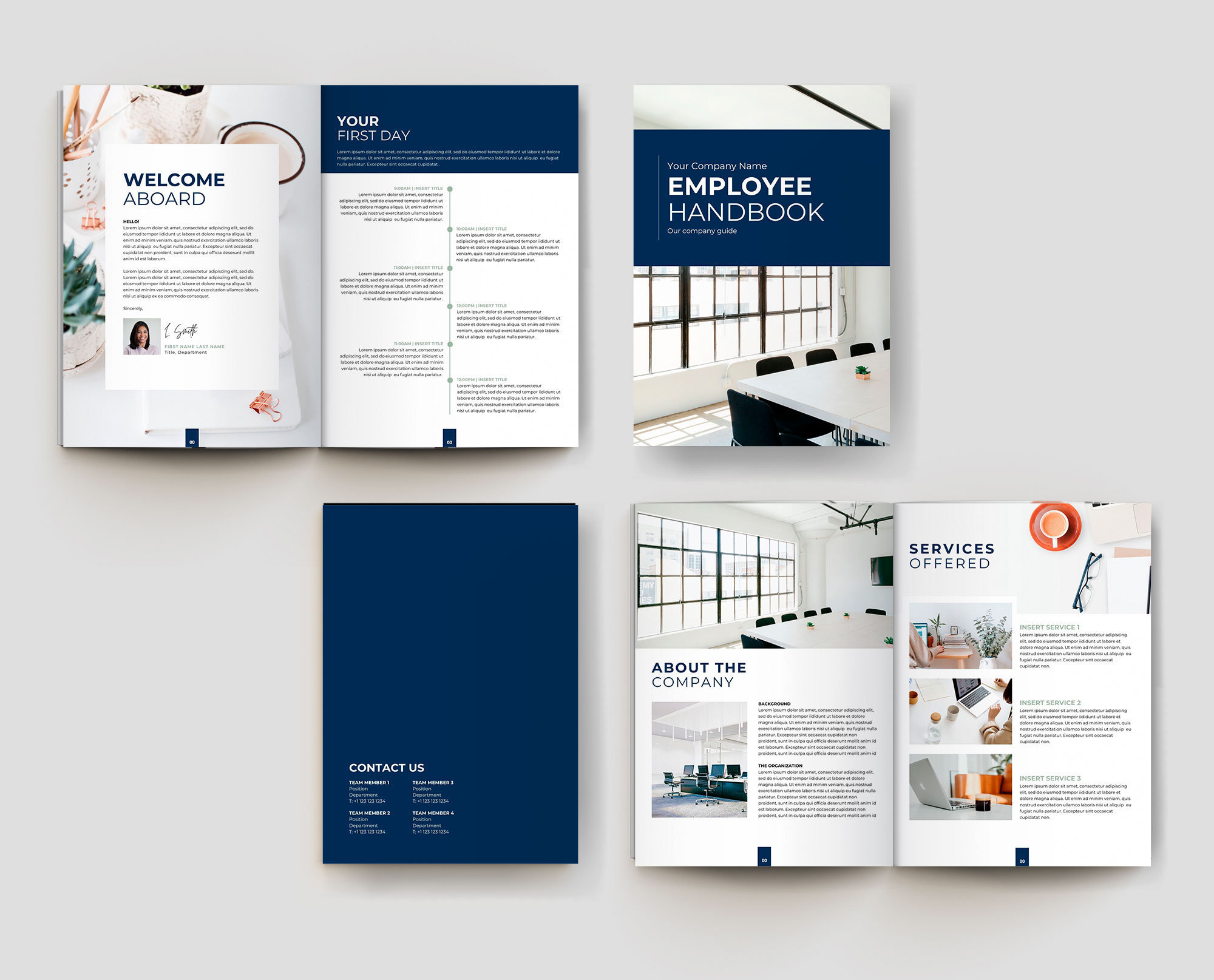 Employee Handbook | Human Resource Handbook | Onboarding Manual | New ...