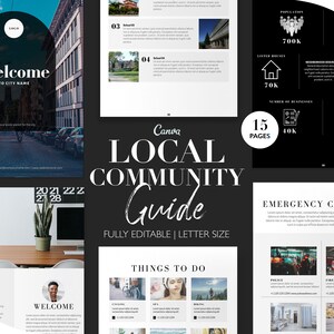 Real Estate Local Community Guide Template City Guide - Etsy