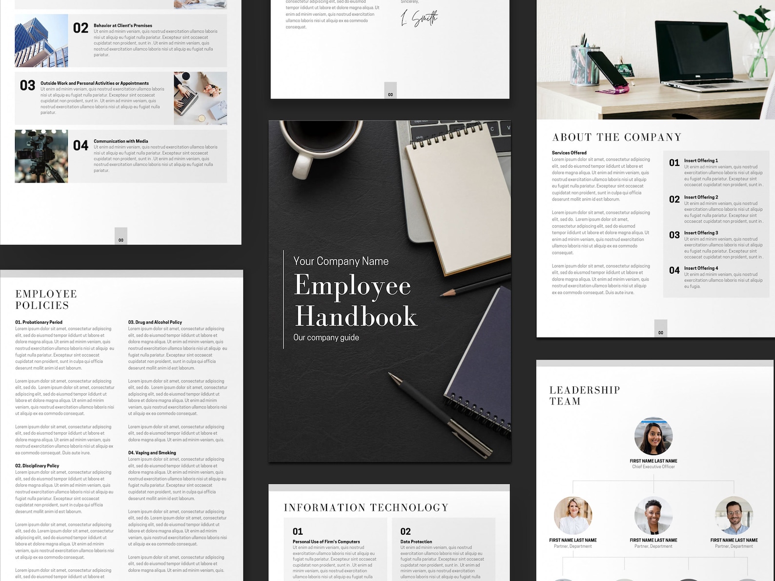 Employee Handbook Onboarding Welcome Packet Human Resource - Etsy