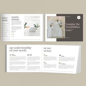 Event Planner Proposal Template Clean | New Client Pitch Document ...