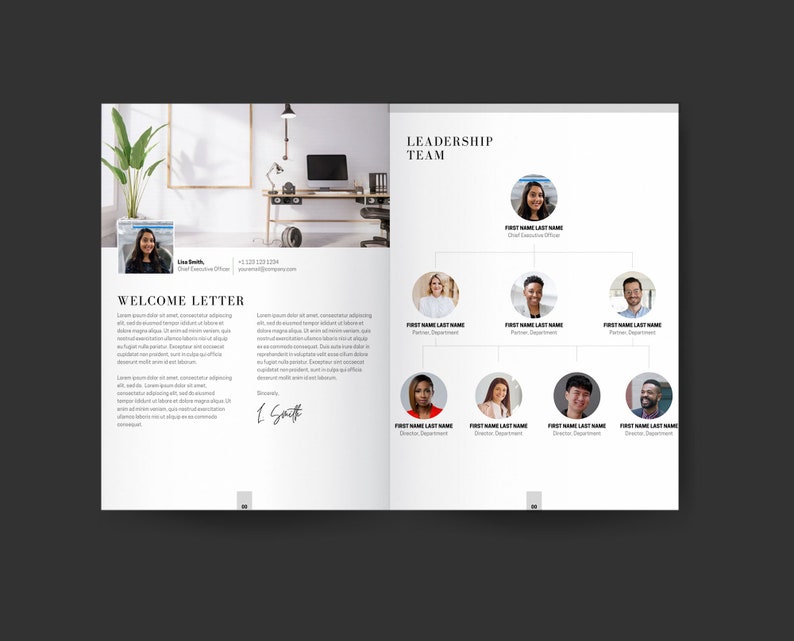 Employee Handbook Onboarding Welcome Packet Human Resource - Etsy