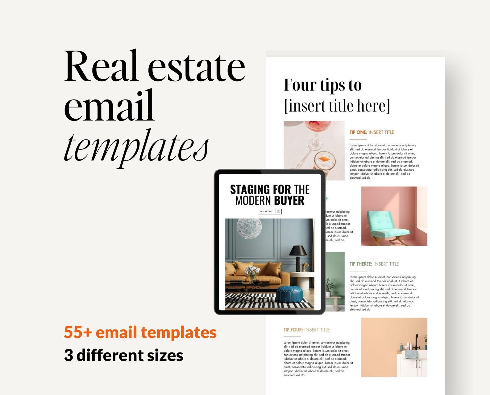 Realtor Email Newsletter Templates: 55+ Customizable CANVA Layouts ...