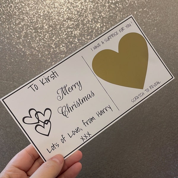 Scratch to Reveal - Etsy UK