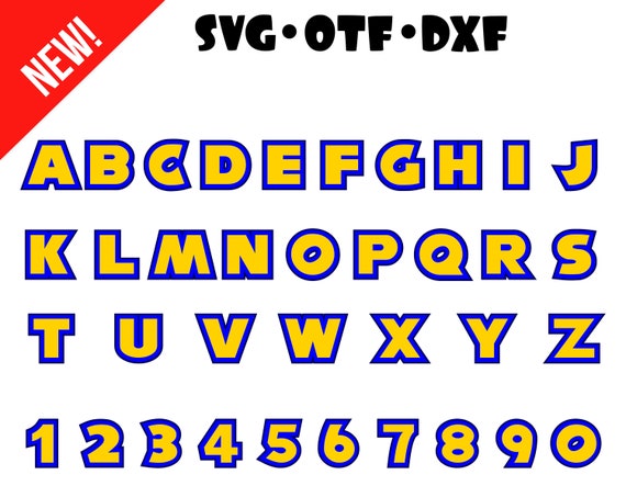 Sonic Svg Letters Sonic Font Otf Sonic Cricut Sonic Layered - Etsy