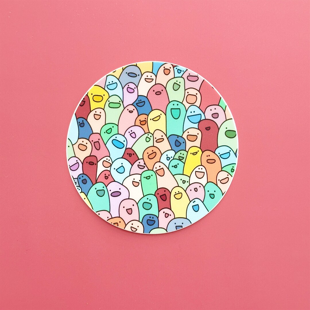 Colorful Sticker With Nuggets, 3 Inch Sticker, Collectible Vinyl ...