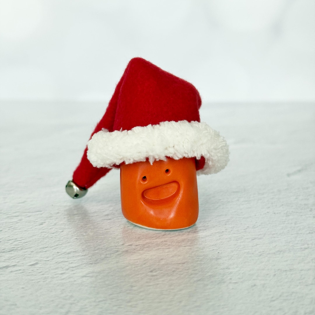 Santa Nugget Mini Sculpture Happy Rock Christmas Decor (3189) - Etsy