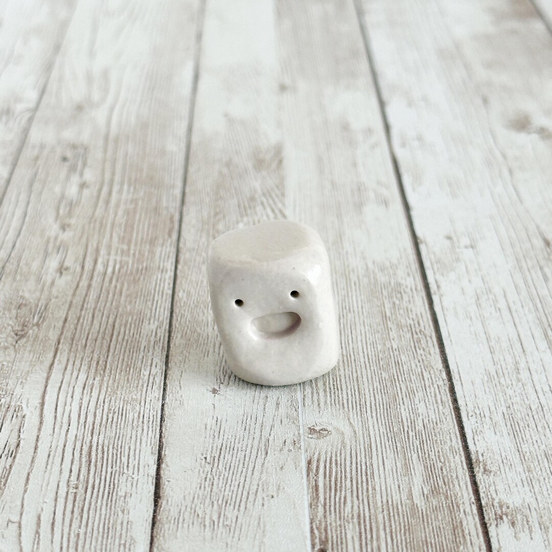 Block Head Nugget Mini Sculpture Happy Rock 2564 - Etsy