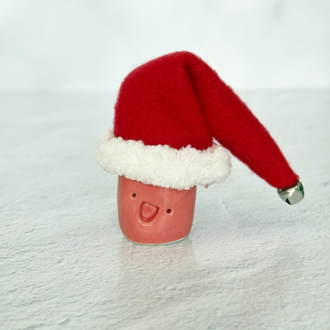Santa Nugget Mini Sculpture Happy Rock Christmas Decor (3184) - Etsy