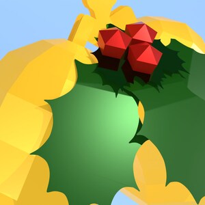 Diy Christmas Bells Paper Bells SVG 3d Papercraft Cut File Wall Art Low ...