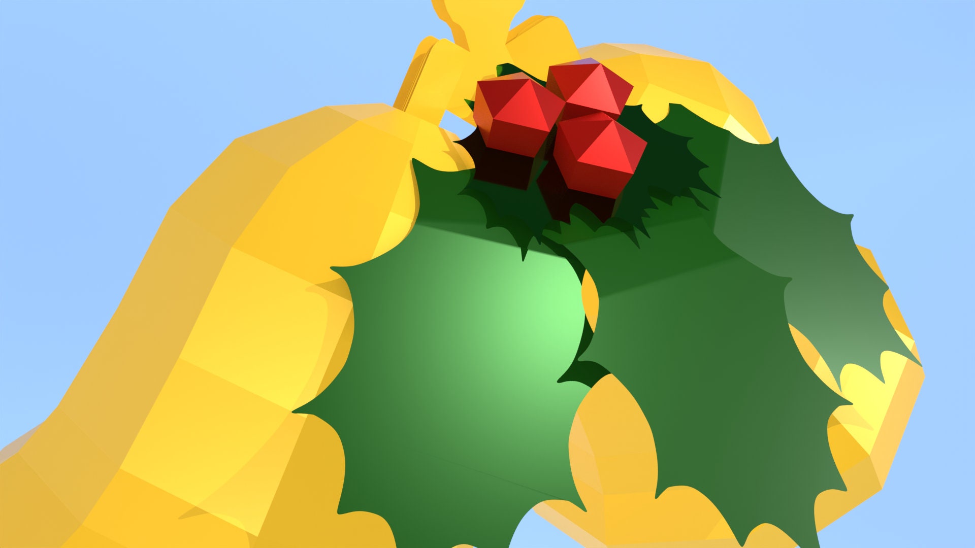 Diy Christmas Bells Paper Bells SVG 3d Papercraft Cut File Wall Art Low ...