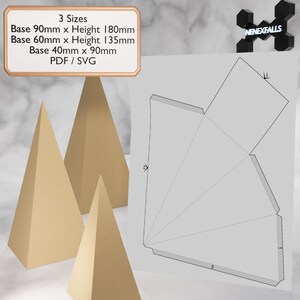 Pyramid Box Svg Pyramid Svg Pyramid Box Template Svg 3d - Etsy