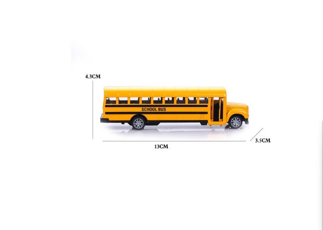 School Bus Toy Model With Inertia Mechanism - Etsy