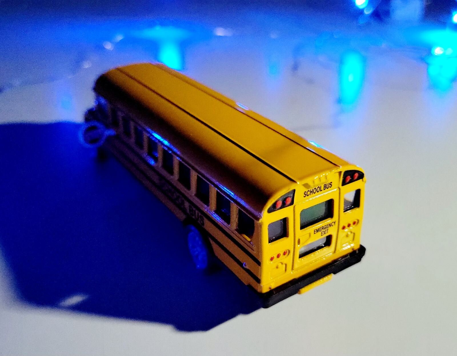 School Bus Toy Model With Inertia Mechanism - Etsy