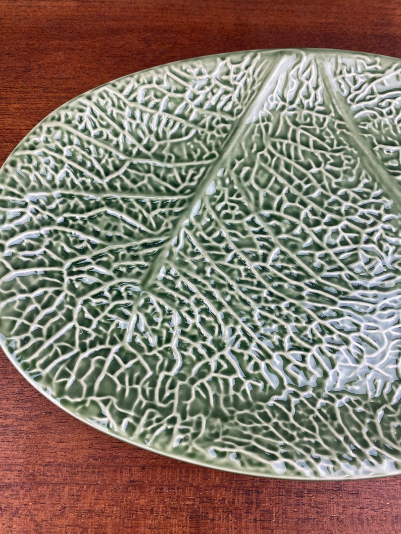 Majolica Cabbage Platter Ikea Smakbit Serving Tray Green - Etsy