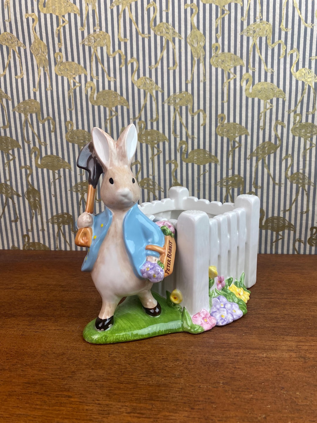 Beatrix Potter Peter Rabbit Nursery, Peter Rabbit Planter, White Fence ...
