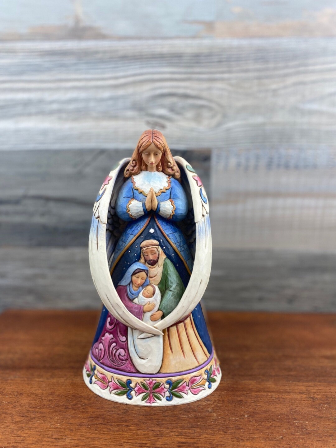 Jim Shore our Savior is Born Holy Family Nativity Angel, Jim Shore ...