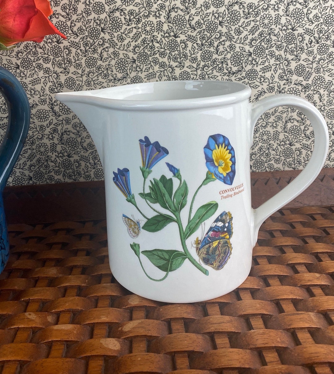 Portmeirion Botanic Garden Daisy Drum Jug, Cottage Home Decor, Floral ...