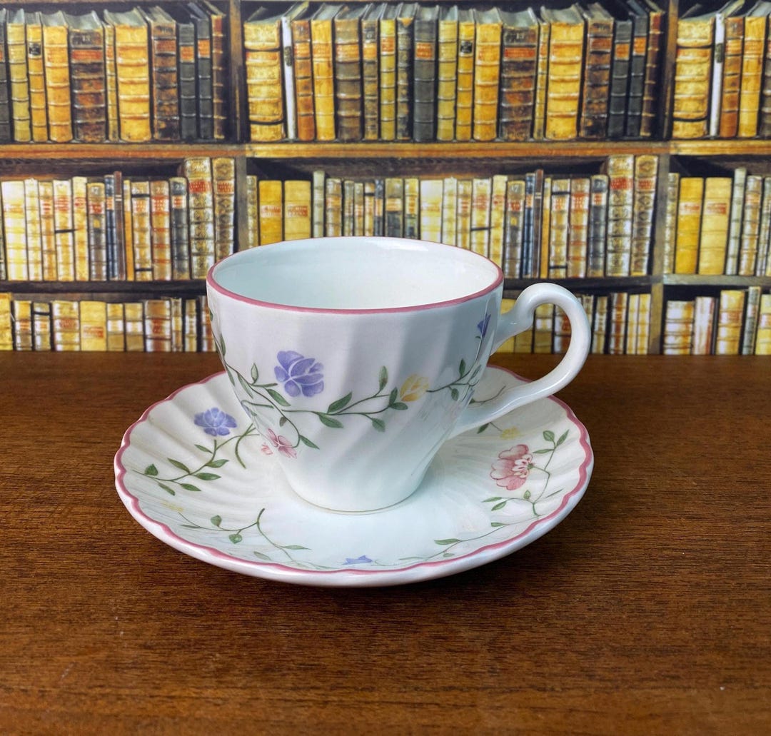 Johnson Brothers Summer Chintz Cup and Saucer - Made in England - Etsy