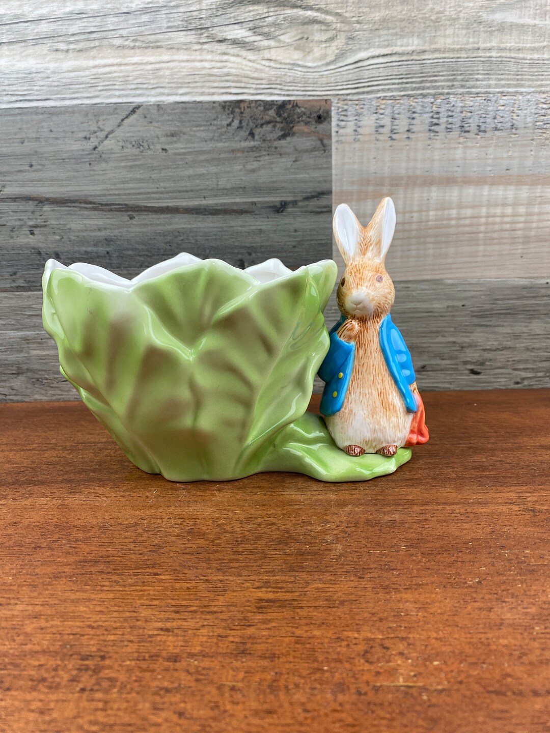 Beatrix Potter, Peter Rabbit Planter, Cabbage Planter, Easter Décor ...