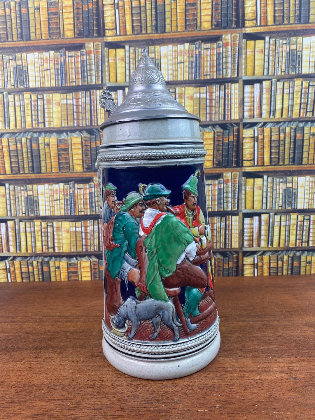 Vintage Gerz Triangle German Beer Stein: German Stoneware Barware - Etsy