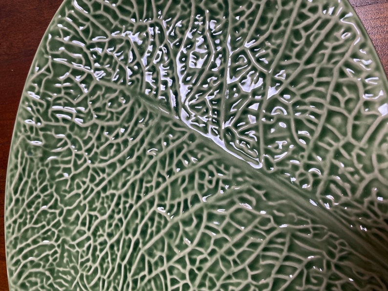Majolica Cabbage Platter Ikea Smakbit Serving Tray Green - Etsy