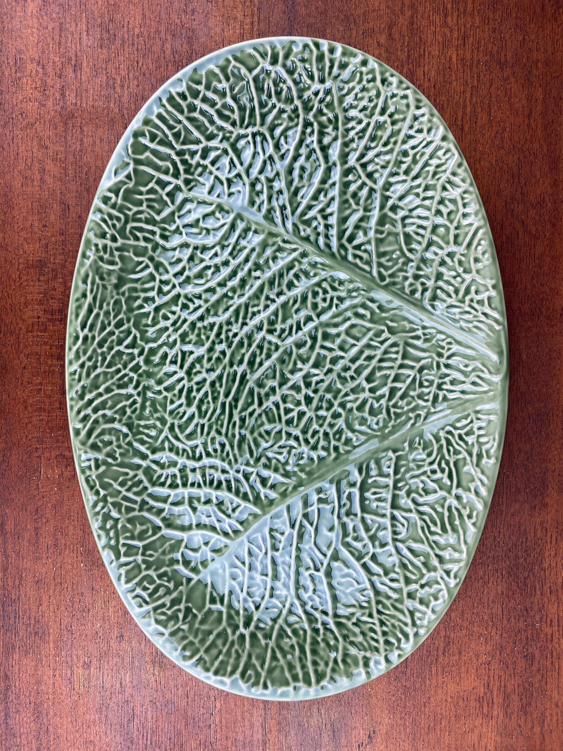 Majolica Cabbage Platter Ikea Smakbit Serving Tray Green - Etsy