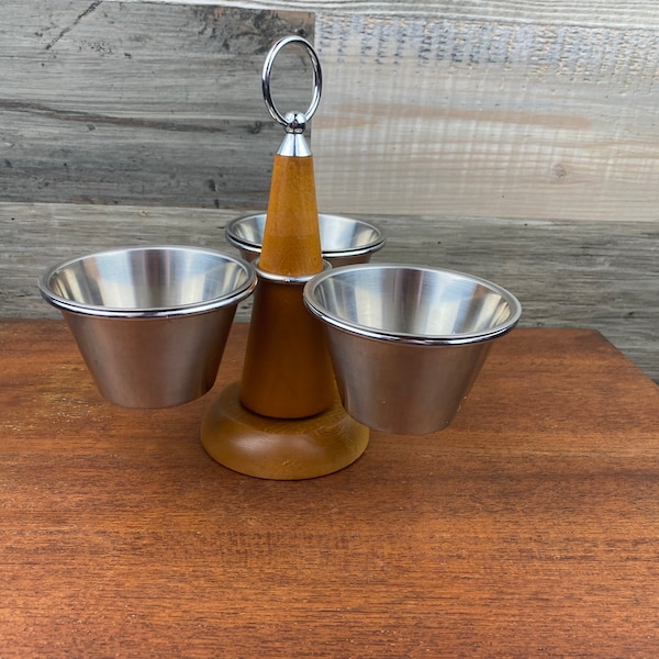 Wood Condiment Caddy - Etsy