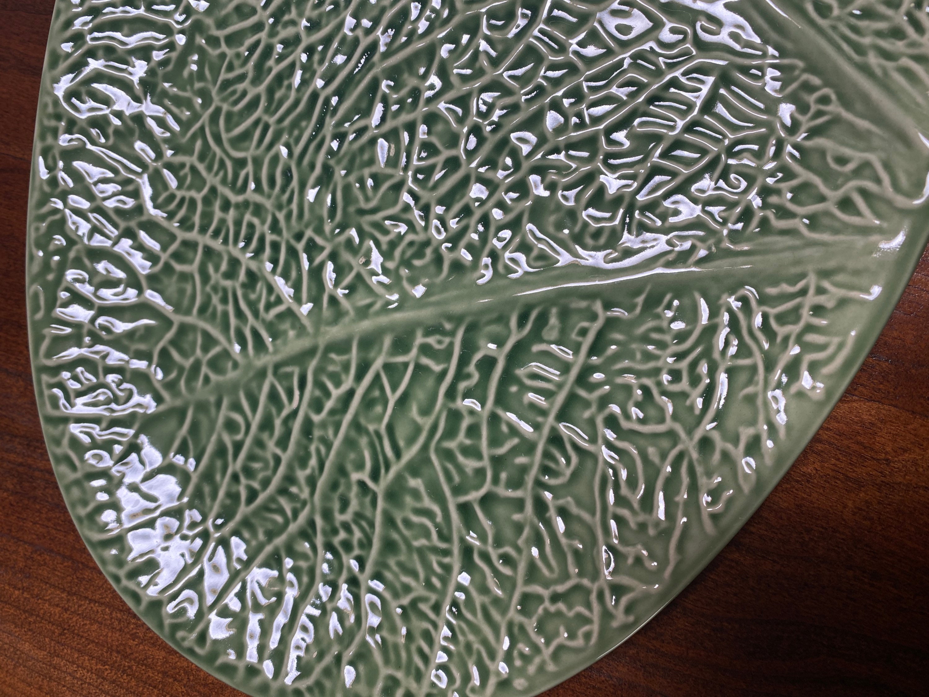 Majolica Cabbage Platter Ikea Smakbit Serving Tray Green - Etsy