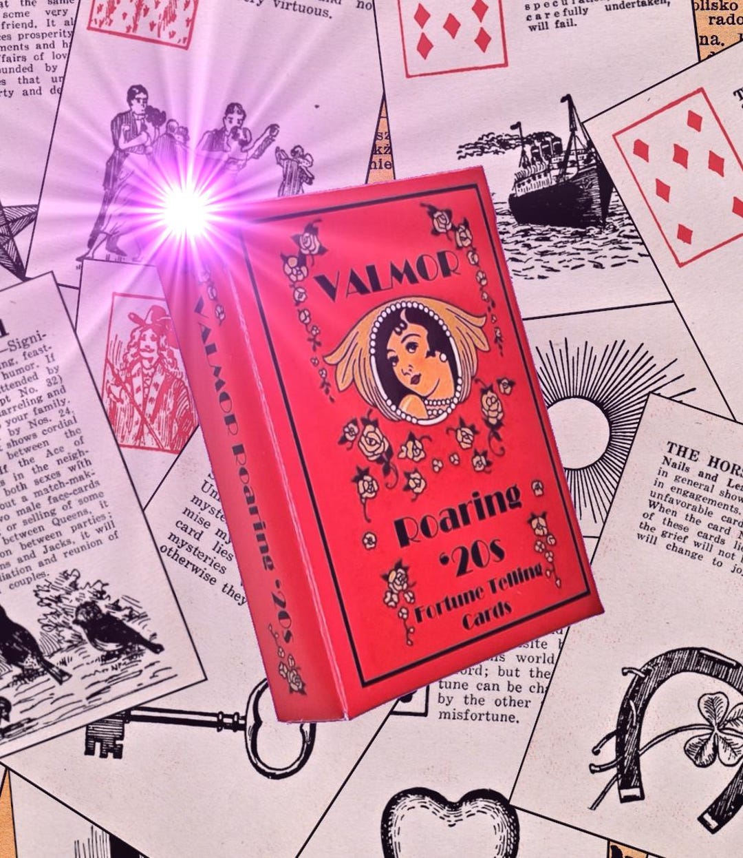 Delux Edition - Valmor Roaring ‘20s Fortune Telling Cards - Etsy