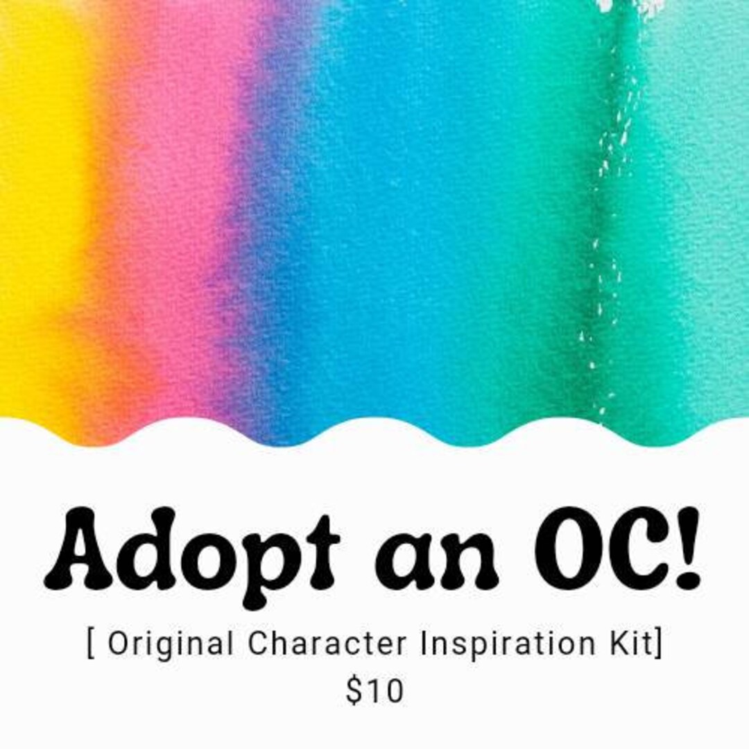 Adopt an OC Character Creation Kit Mystery Bag - Etsy