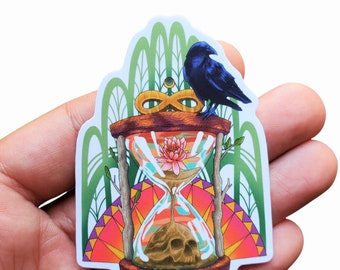 Hourglass Sticker - Etsy
