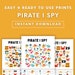 Pirate I Spy Game, Pirate Games Kids, Pirate Party Games, Pirate Party ...