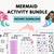 Mermaid Activity Bundle for Kids, Summer Activity Sheets, Printable ...