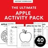 Apple Activity Bundle for Kids, Printable Learning Activity, Apple ...