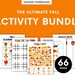Fall Activity Bundle for Kids, Fall Activities, Autumn Activity Sheet ...