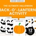 Halloween Jack-o'-lantern Activity, Pumpkin Printable, Printable ...