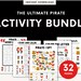 Pirate Activity Bundle for Kids, Pirate Themed Worksheets, Printable ...