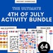 4th of July Activity Bundle for Kids, 4th of July Games, Independence ...