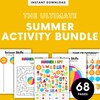Ice Cream Activity Bundle for Kids, Printable Summer Activities, Ice ...