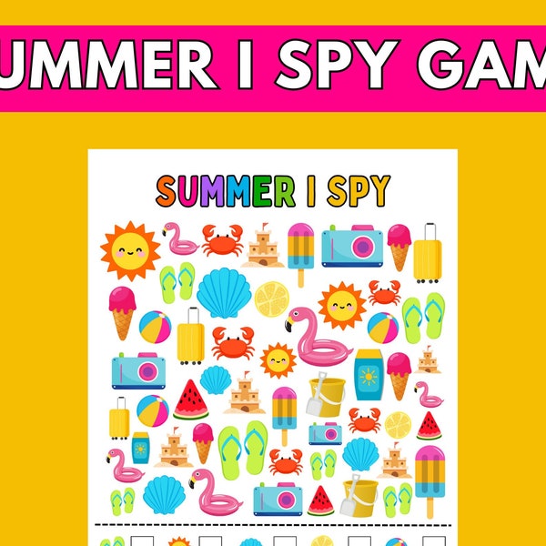 Summer Activity Bundle for Kids, Summer Activities for Kids, Printable ...