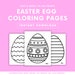 Easter Egg Coloring Pages for Kids, Easter Activity for Kids, Easter ...